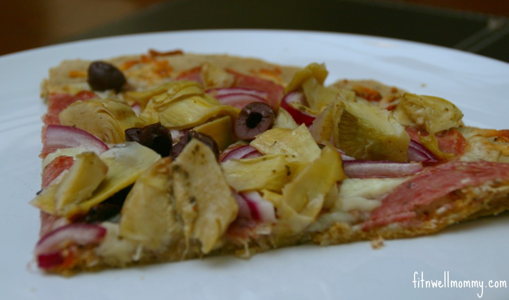 Oat Flour Pizza Crust (gluten-free!) - Deliciously Fit
